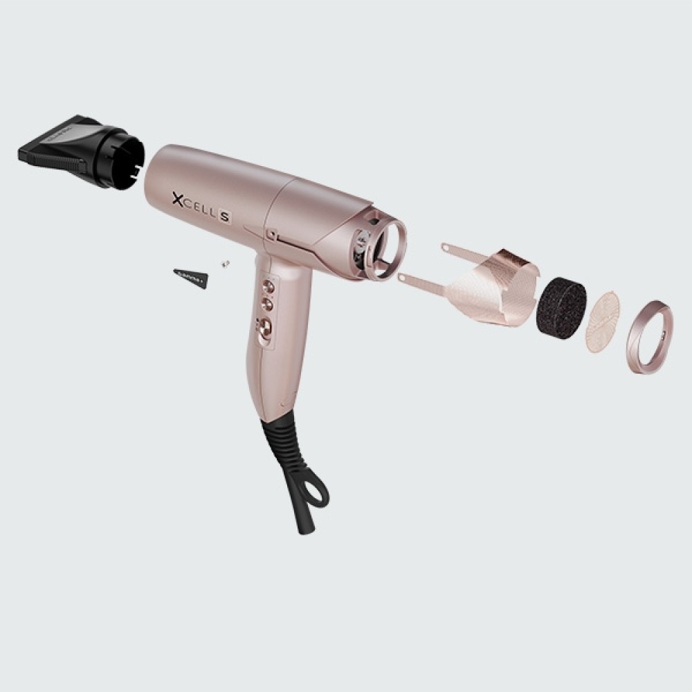 GAMMA PIU Fen za kosu X Cell S Rose Gold