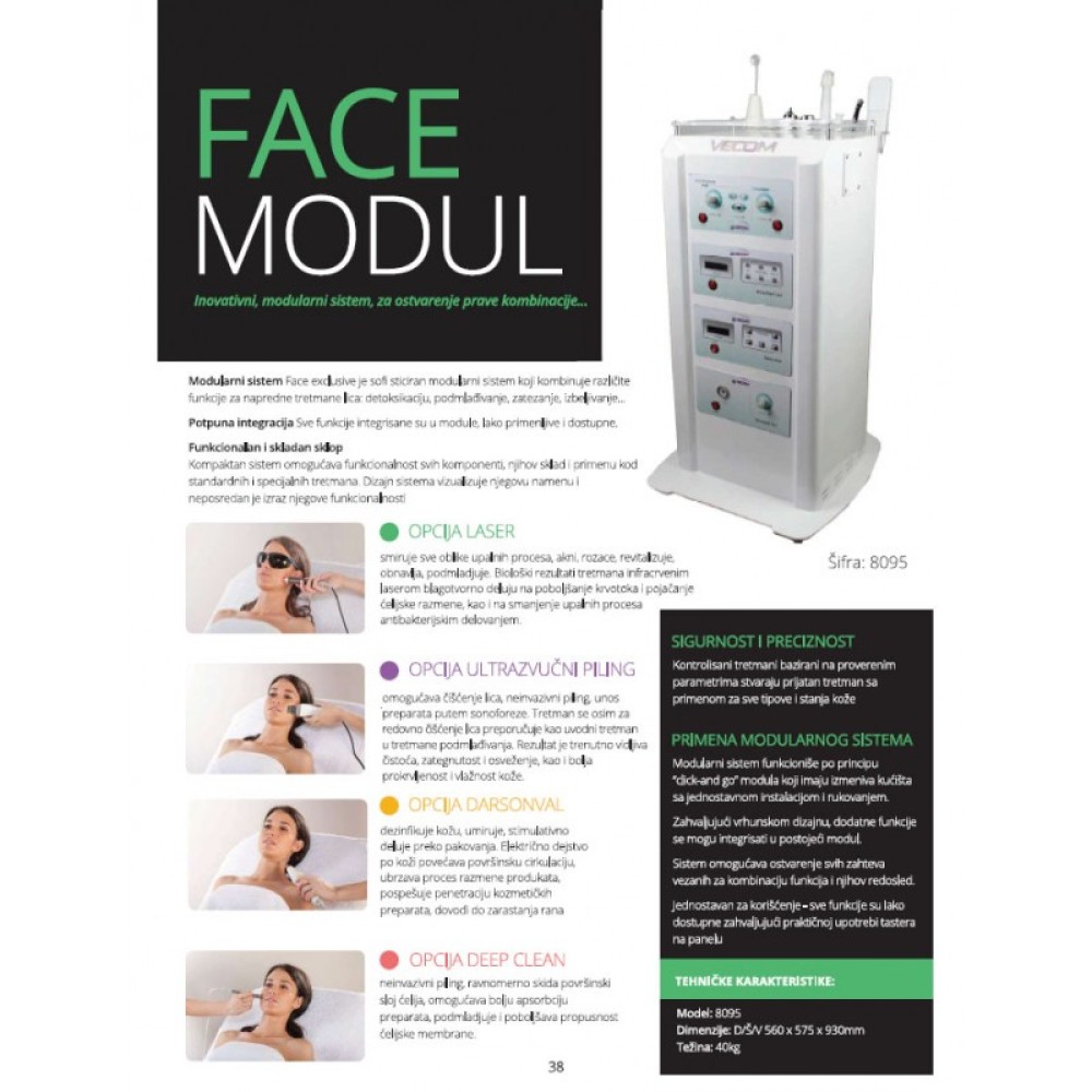 VECOM BEAUTY SYSTEM FACE EXCLUSIVE MODUL